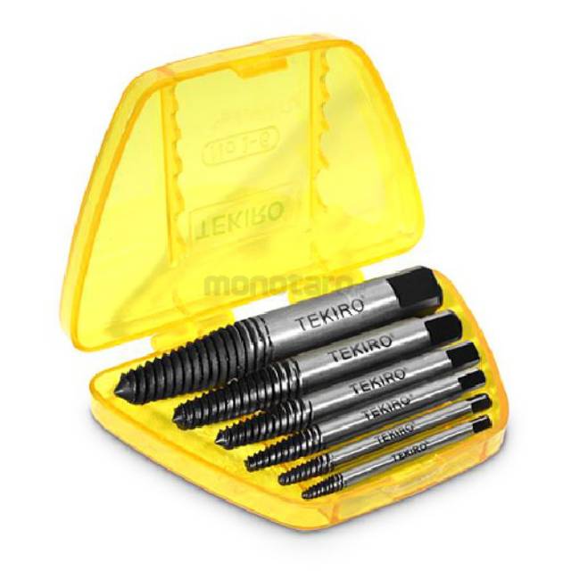 Jual Tekiro Screw Extractor Set (Tap Balik ) 6 Pcs Tekiro | Shopee ...