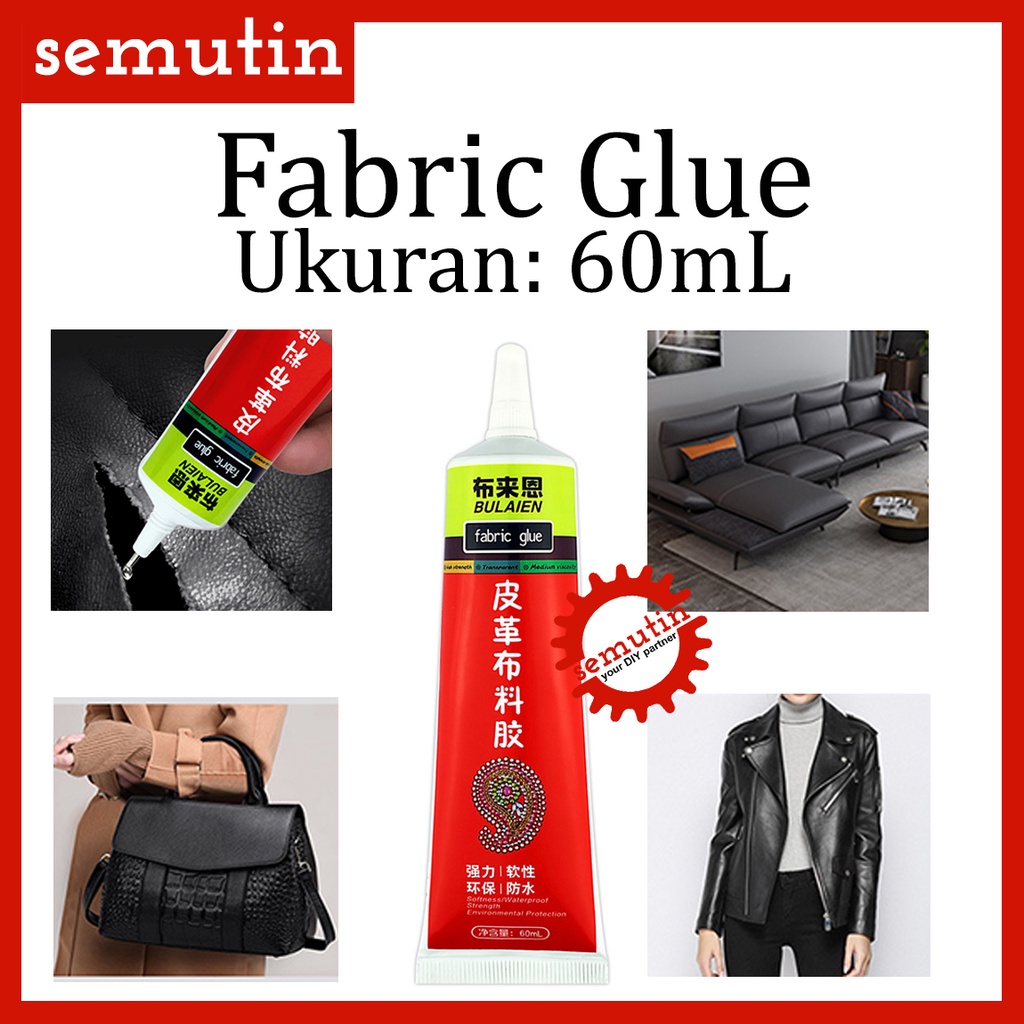 Jual Fabric Glue / Lem Kain Kulit / Serbaguna Multifungsi | Shopee ...