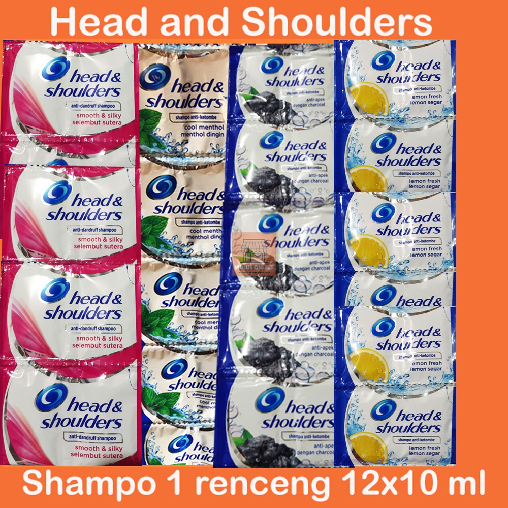 Jual Head and Shoulders shampo Sachet Rencengan (1 renceng 12 pcs ...
