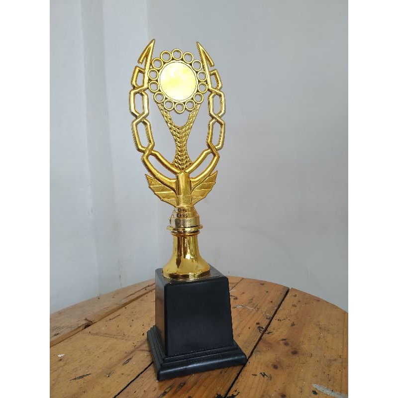 Jual Piala Juara 1 Tinggi 35 cm Free Design Tulisan & Logo | Shopee ...