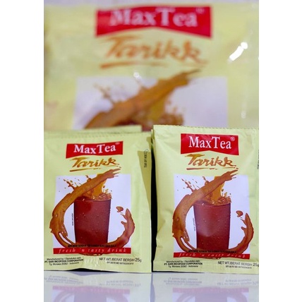 Jual MAX TEA TEH TARIK 1 RENCENG (ISI 10 SACHET) | Shopee Indonesia