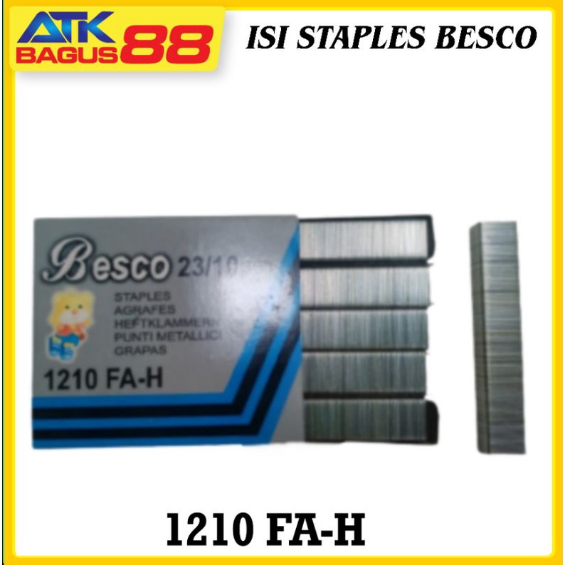 Jual REFIL ISI STAPLES NO 1210 - ISI STAPLES BESAR BESCO harga/1pcs ...