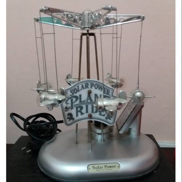 Jual SOLAR POWER PLANE RIDE MOTION SCULPTURE LAMP DESIGN BY ISHIGURO ...