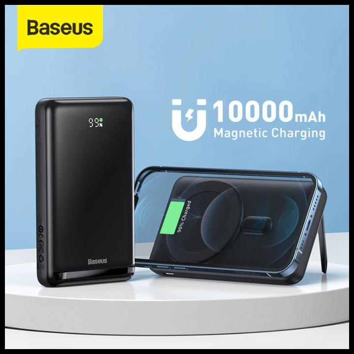 Jual Baseus Wireless Power Bank Magnetic Magsafe 20W Fast Charging ...
