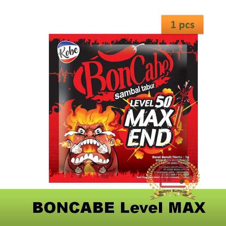 Jual KOBE BONCABE Level 50 Max End Sambal Tabur Original Sachet 3gr ...