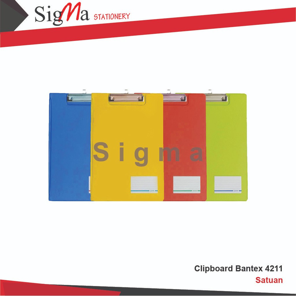 Jual Papan Ujian Bantex 4211 (Colours) Clipboard With Cover Ukuran ...