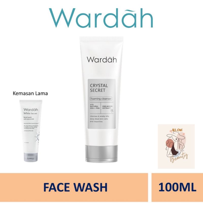 Jual WARDAH CRYSTAL SECRET FACIAL FOAM | SABUN PENCUCI MUKA | Shopee ...