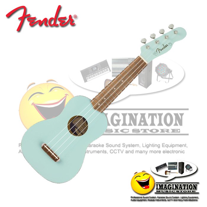 Jual Fender Venice Soprano Uke - Daphne Blue | Shopee Indonesia