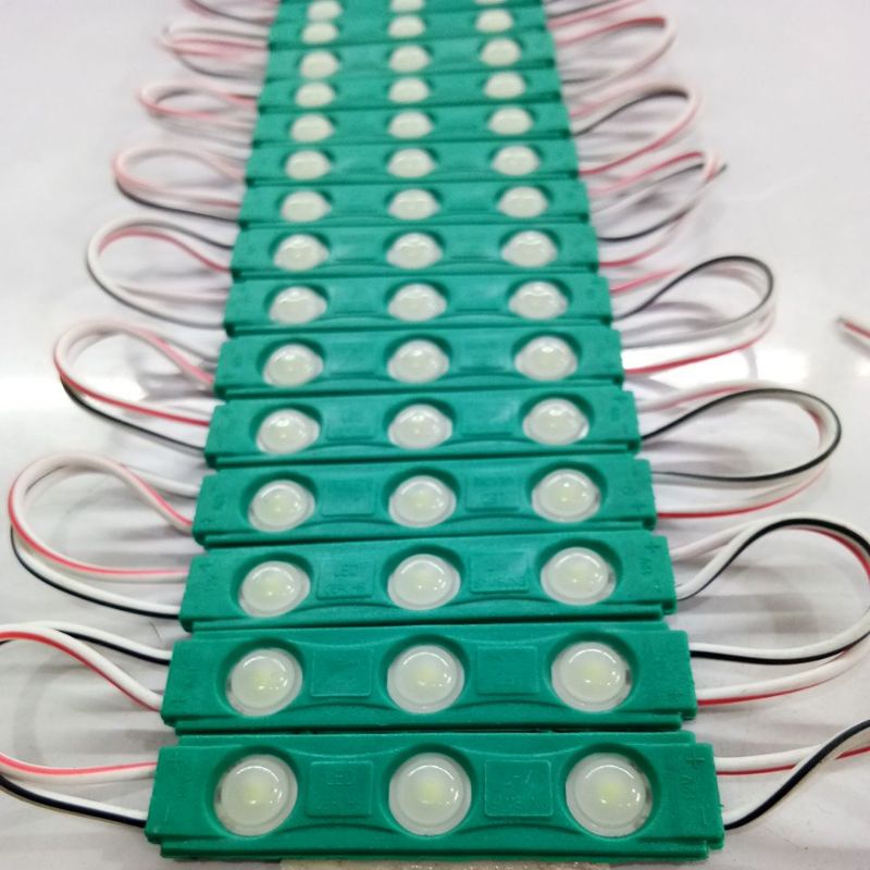 Jual Lampu Led Modul 3 Mata SHX Samsung Cerohs DC 12V 1.5W Warna Hijau ...