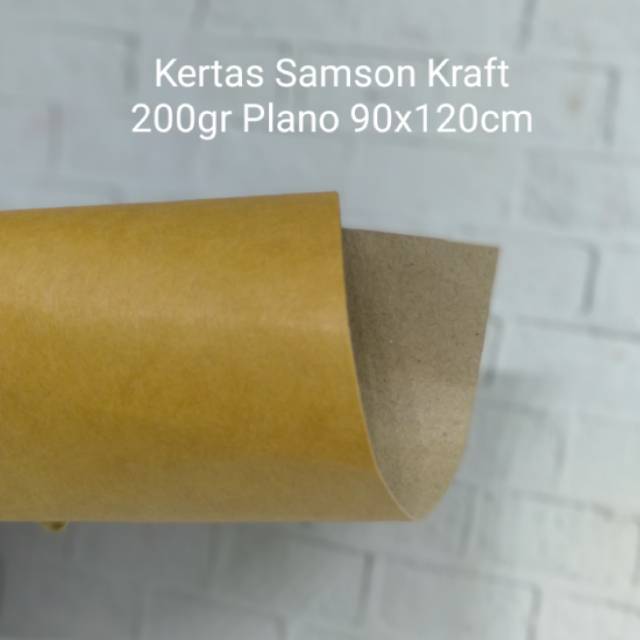 Jual Kertas Samson Kraft 200gr Plano 90x120cm | Shopee Indonesia