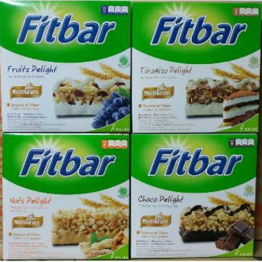 Jual FITBAR snack diet gandum COKLAT/ FRUIT / KEJU CHEESE / TIRAMISU ...