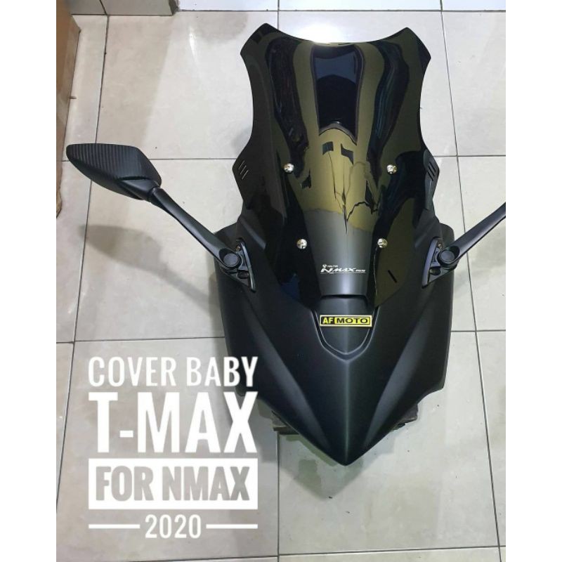 Jual kingsmoto tameng/cover baby Tmax windshield dan spion for nmax ...