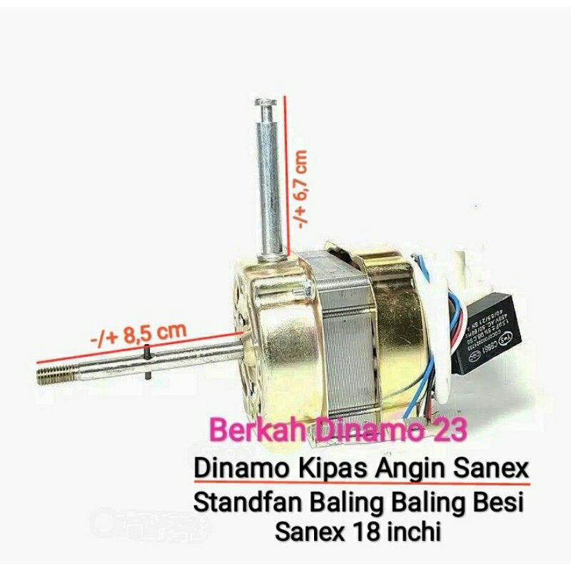 Jual Motor Dinamo Kipas Angin SANEX FS 1898 Mesin Kipas Sanex Standfan ...