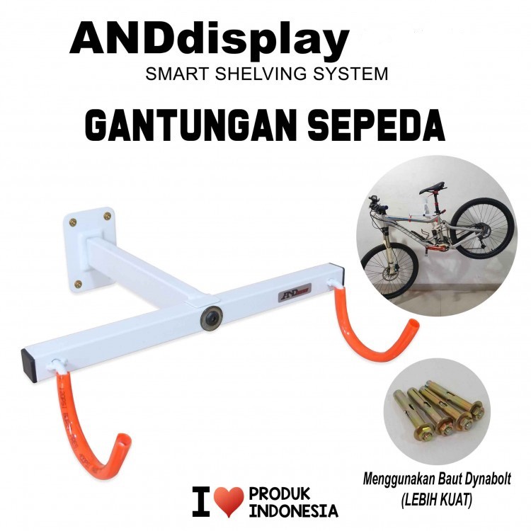 Jual Gantungan Sepeda, Bike Hanger, Gantungan Sepeda Dinding, Rak ...