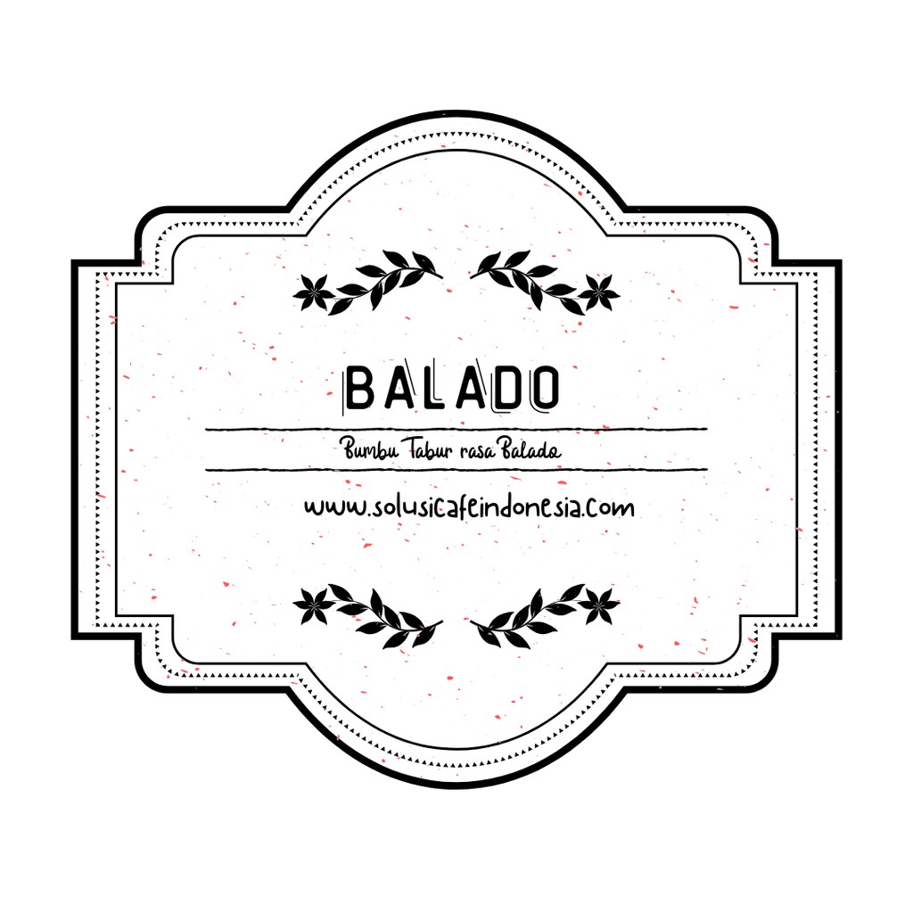 Jual Bumbu Tabur rasa Balado Seasoning Powder kemasan 1 Kg Solusi Cafe ...