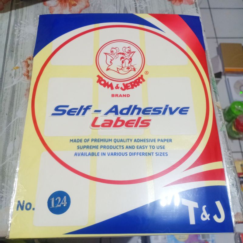 Jual Label Sticker Tom & Jerry 124 / Label Stiker Tom & Jerry No.124 | Shopee Indonesia
