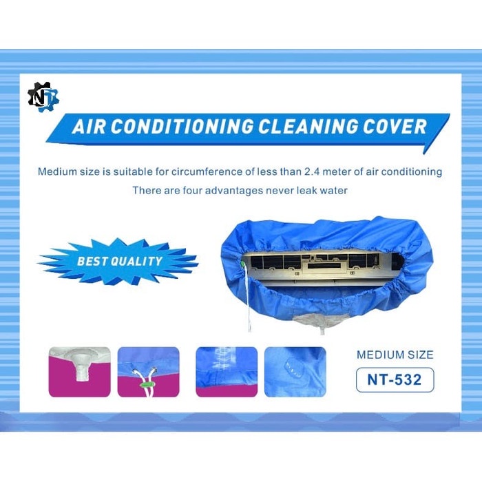Jual Plastik Cuci AC / Air Conditioning Cleaning Cover / Cover Plastik ...