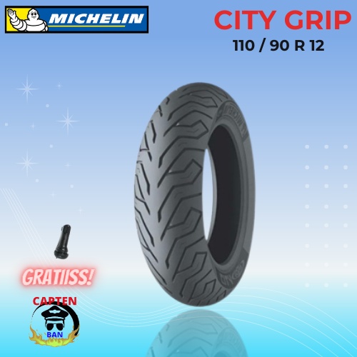 Jual Ban Belakang Motor HONDA NEW SCOOPY-YAMAHA FREEGO // MICHELIN CITY GRIP 110/90 Ring 12 ...