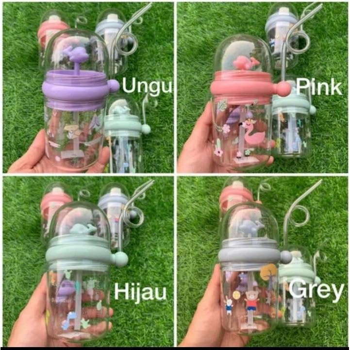 Jual [FREE BUBBLE] BOTOL MINUM ANAK MODEL AIR MANCUR LUMBA-LUMBA 250ML ...
