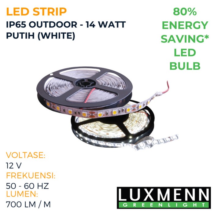 Jual Luxmenn LED Strip Outdoor IP65 / IP 65 14 W / 14 Watt 5M 5 M 5 ...