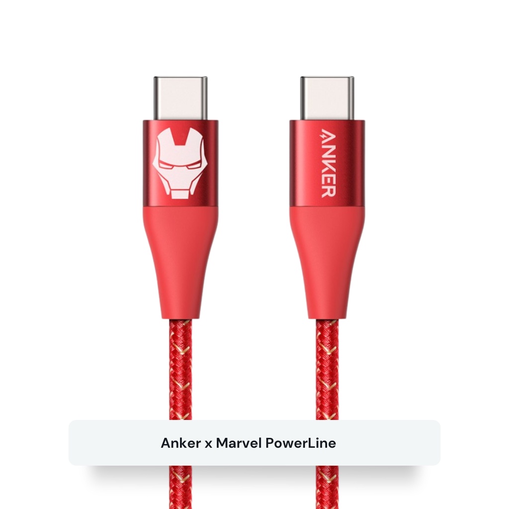 Jual Kabel Charger Anker x Marvel PowerLine +II USB-C to USB-C Cable ...