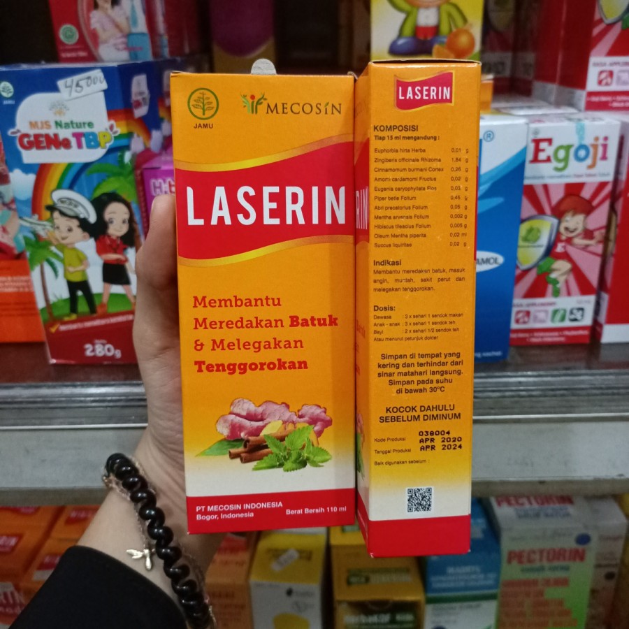 Jual Laserin Meredakan Batuk 110 ml | Shopee Indonesia