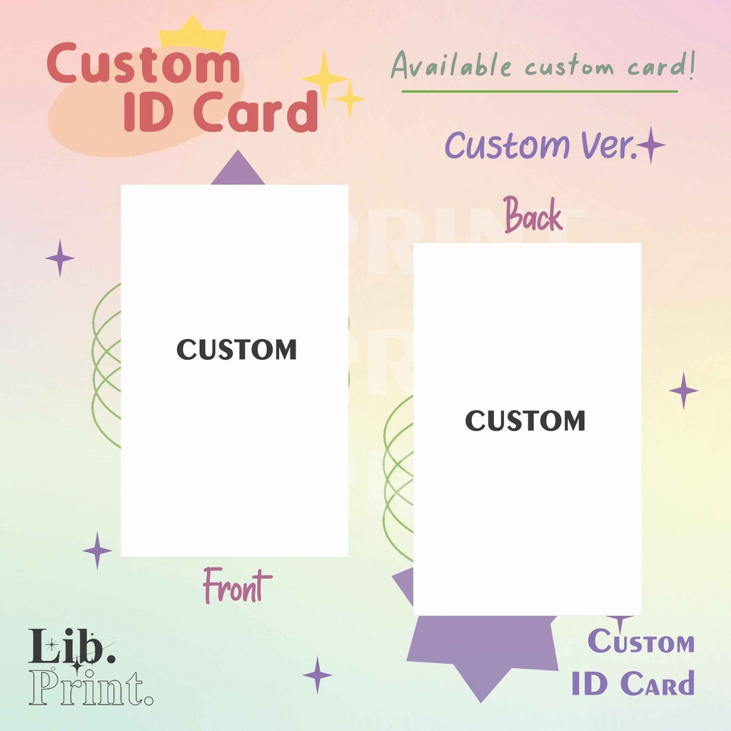 Jual ID CARD CUSTOM / EXO ID CARD / EXO STUDENT CARD KPOP | Shopee ...