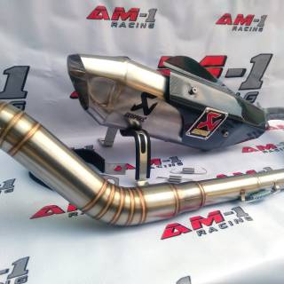 Jual Kenalpot Knalpot Racing Akrapovic New Rosi Gp Rossi Tameng All New ...