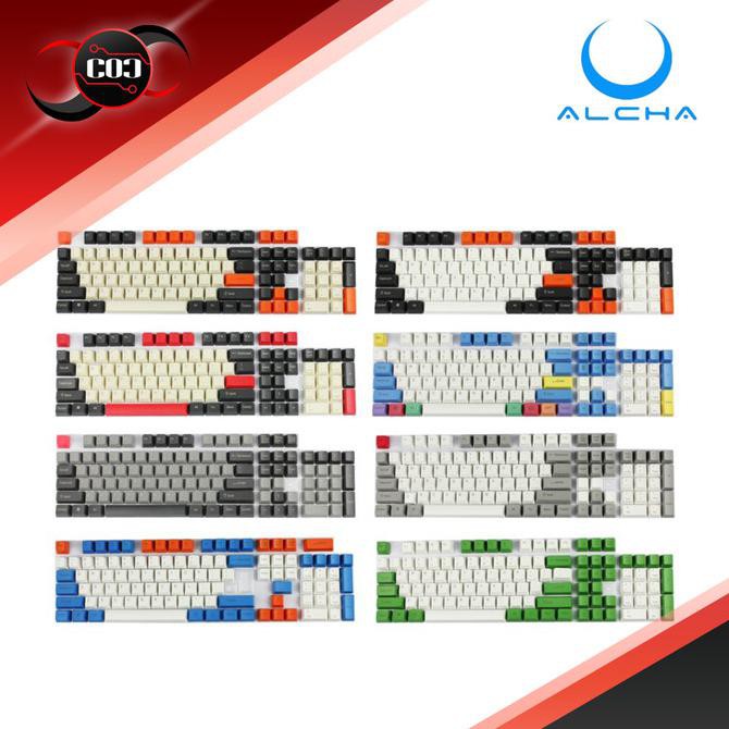 Jual ALCHA KEYCAPS PBT SINGLE SHOT CARBON DOLCH RAINDROP CHALK EARL RED ...