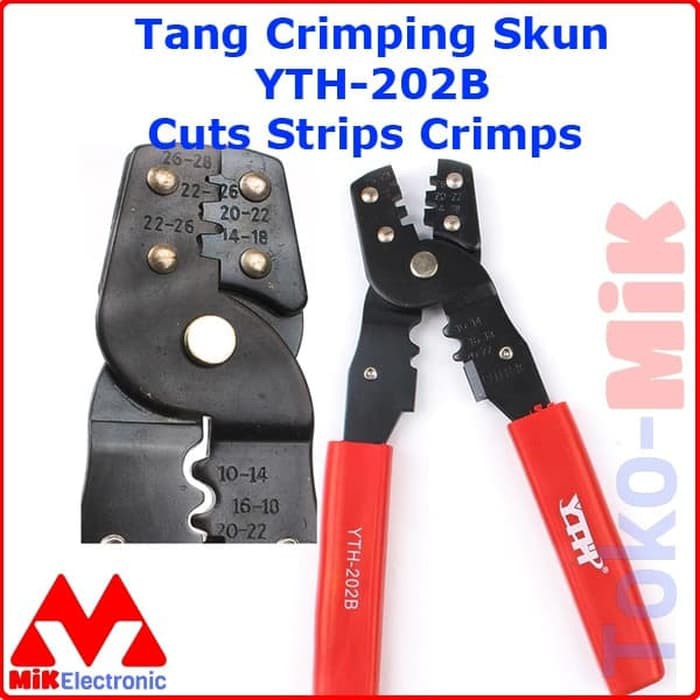 Jual TANG CRIMPING SKUN CUT STRIP CRIMP POTONG KUPAS KRIMP KABEL YTH ...