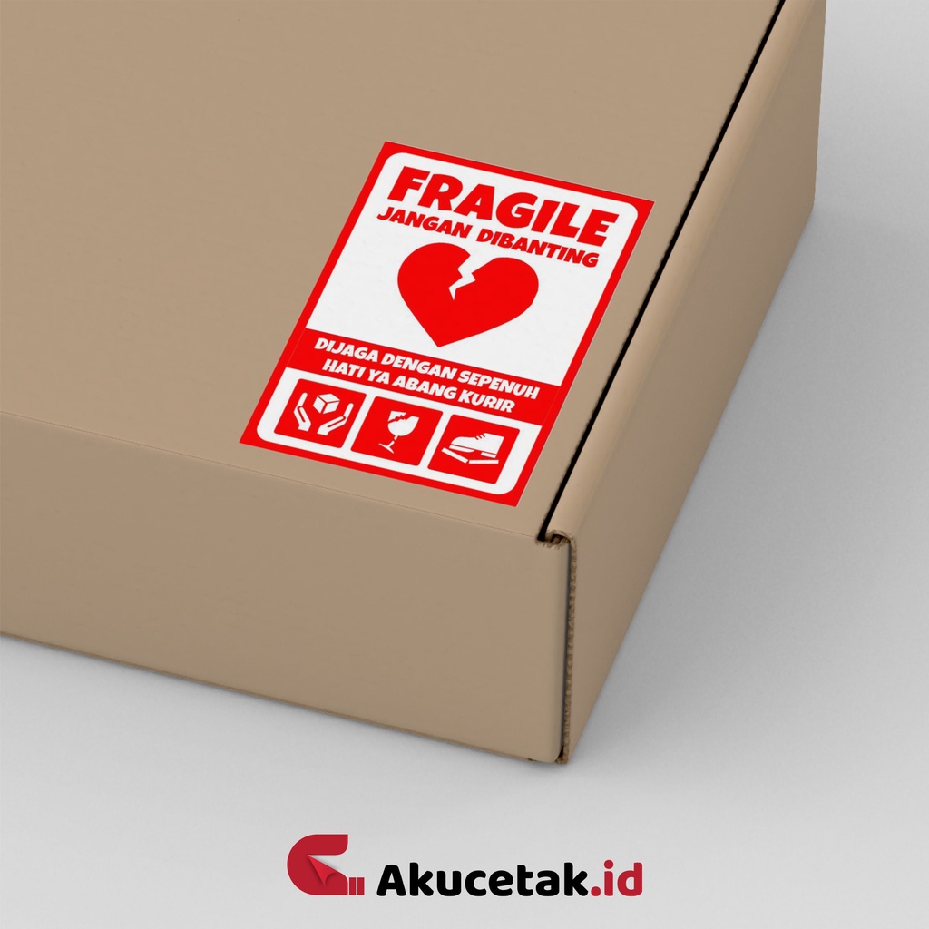 Jual Sticker Fragile Lucu / Stiker Jangan Dibanting / Suzana | Shopee ...