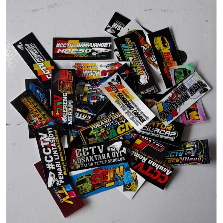 Jual STICKER BIJIAN CCTV MOBIL STICKER CCTV TRUCK OLENG (HARGA BIJIAN ...
