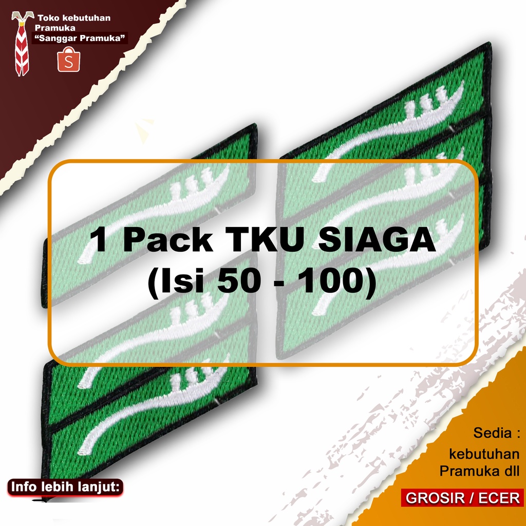 Jual 1 Pack TKU SIAGA / Tanda Kecakapan Umum Siaga Grosir | Shopee Indonesia