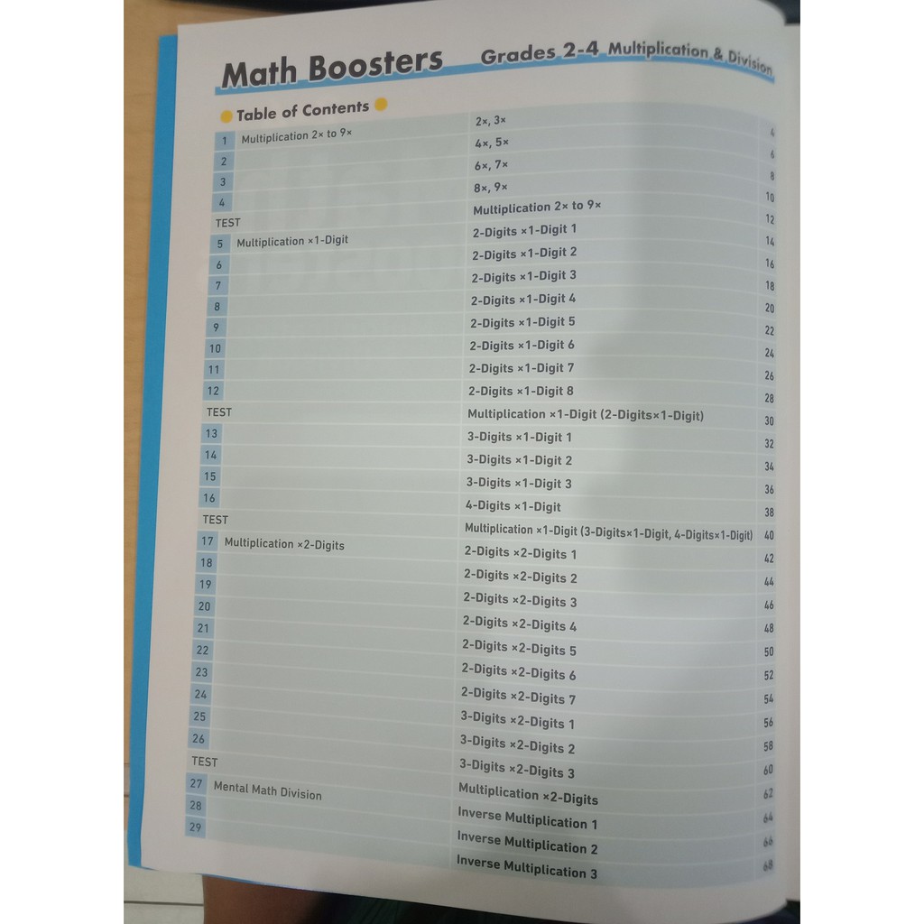 Jual KUMON Math Boosters: Multiplication & Division (Grades 2-4 ...