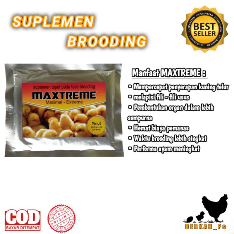 Jual vitamin brooding ayam maxtreme | Shopee Indonesia
