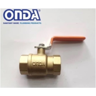 Jual ball valve onda 4" inch kuningan drat dalam stop kran putar air keran balvalep katup ...
