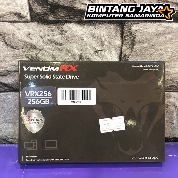 Jual SSD VenomRX VRX256 SATA 2.5" 6GB/s 256GB | Shopee Indonesia