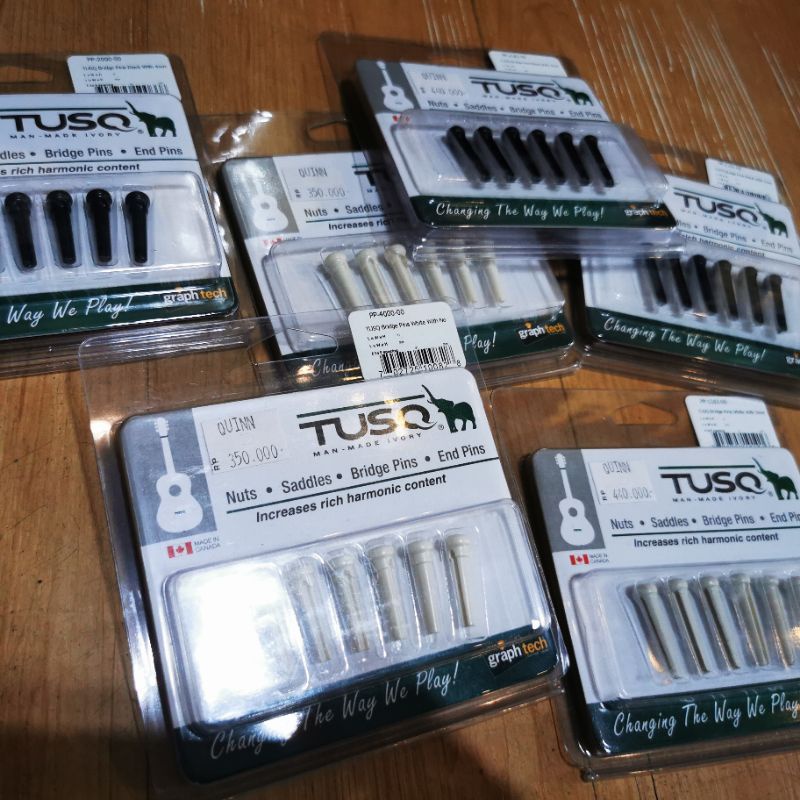 Jual Bridge Pin TUSQ Graphtech original terbaik gitar akustik | Shopee ...