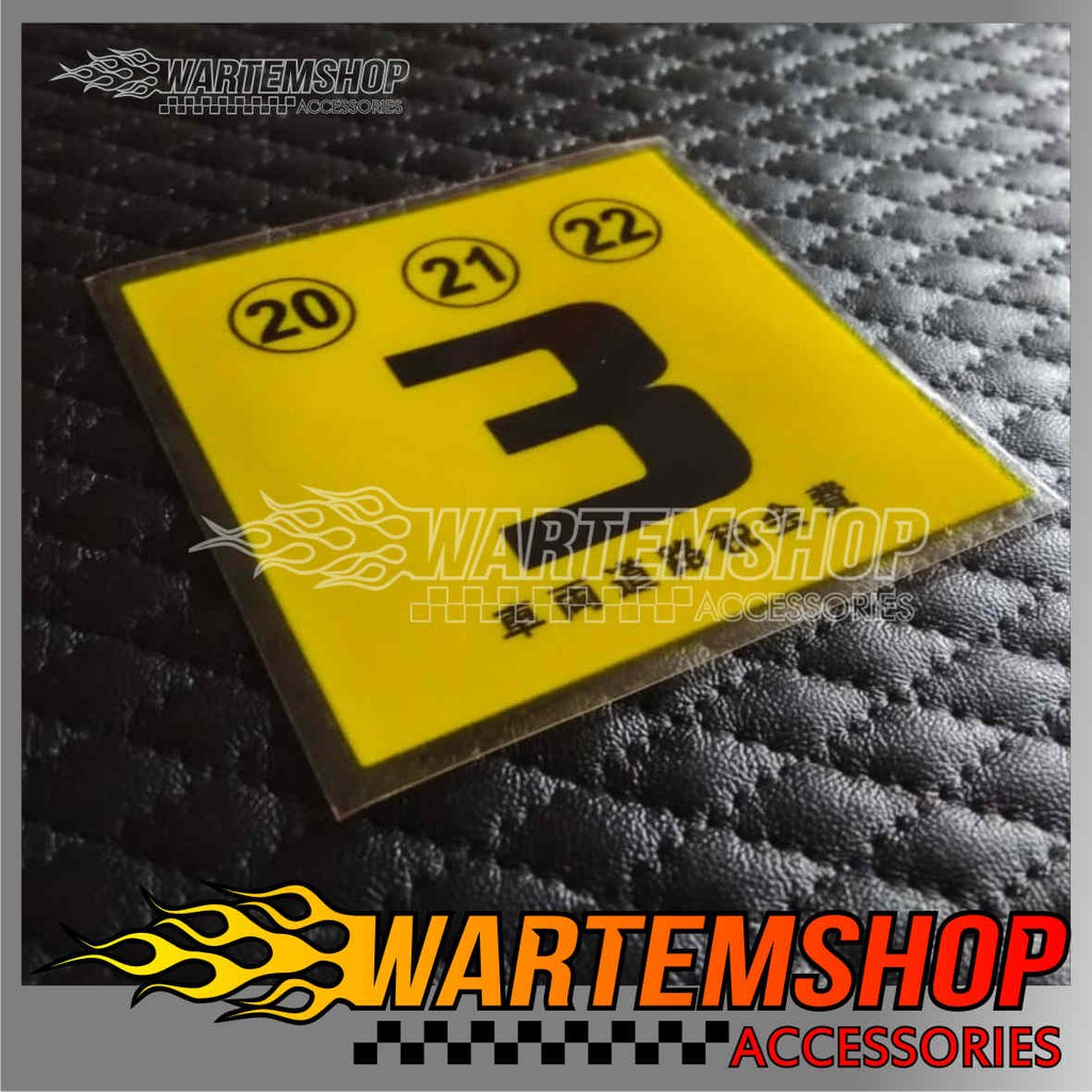 Jual STIKER ON ROAD TAX JAPAN 3 | Shopee Indonesia