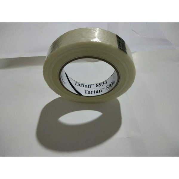Jual ISOLASI FILAMENT TAPE 3M 8934 24MM X 50M (TARTAN) | Shopee Indonesia
