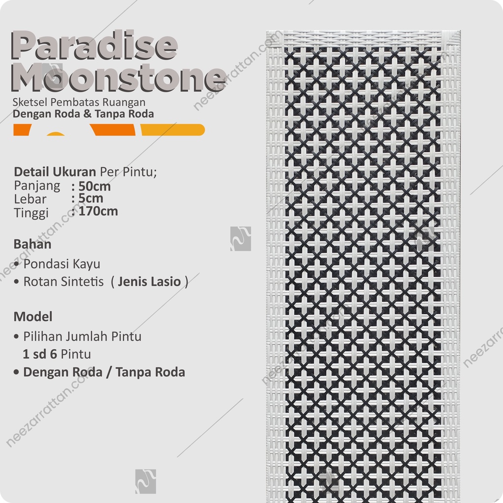 Jual Sketsel Pakai Roda, sketsel minimalis Pembatas penyekat partisi ...