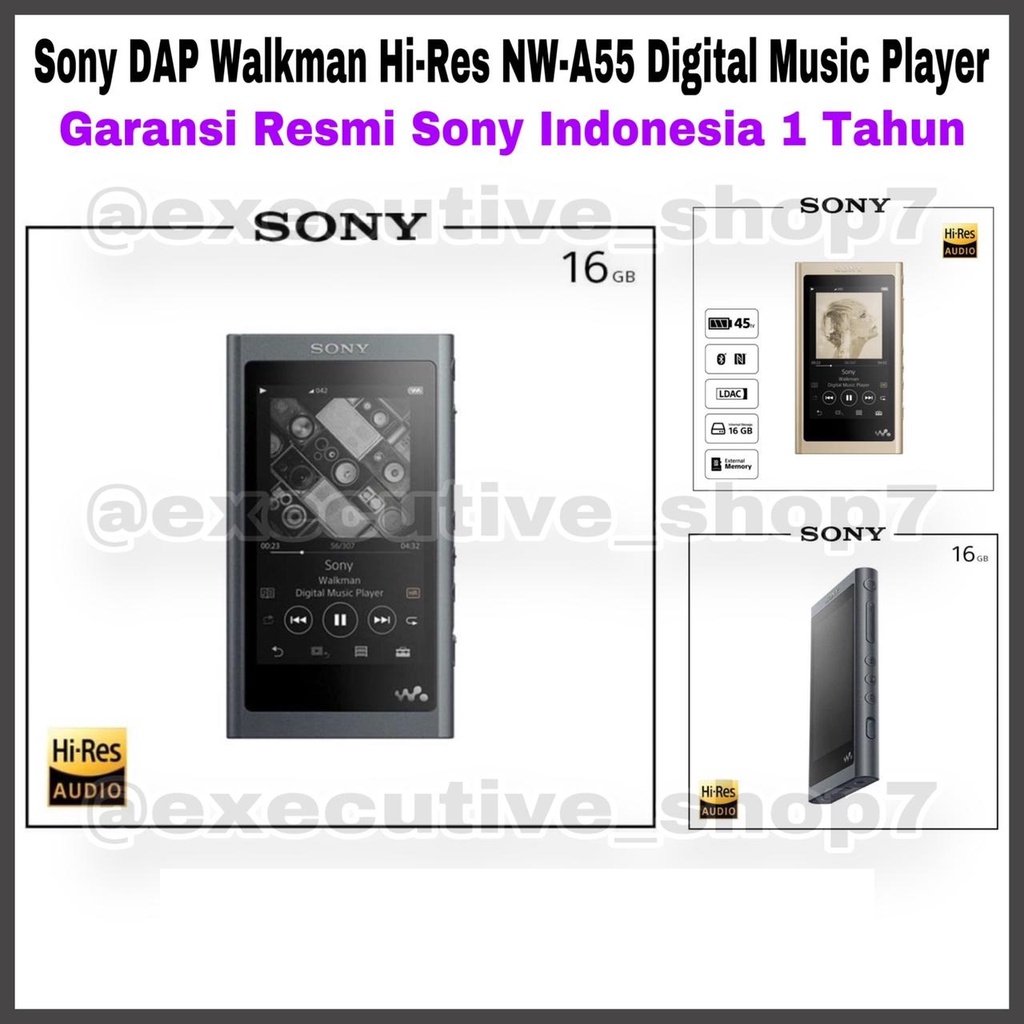 Jual Sony DAP Walkman Hi-Res NW-A55 Digital Music Player Garansi Resmi ...