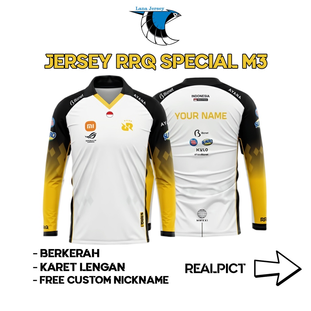 Jual JERSEY RRQ HOSHI SPECIAL M3 EDITION 2021 LENGAN PANJANG (free ...