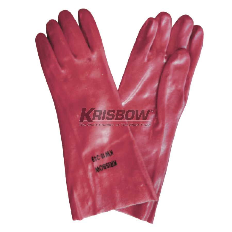 Jual Sarung tangan chemical PVC krisbow / work glove PVC / sarung ...
