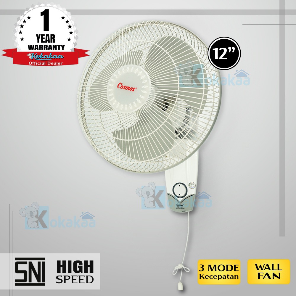 Jual Cosmos Kipas Angin Dinding 12-DWF Wall Fan 12inch Super Spread 3 ...