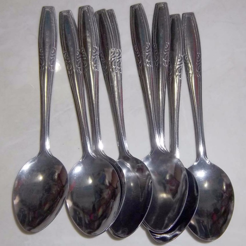 Jual Sendok Makan stainless Tebal isi 1 lusin (12 pcs) | Shopee Indonesia
