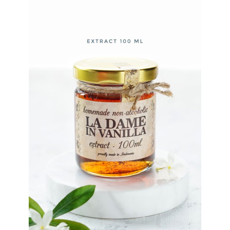 Jual Vanilla Extract 100ml La Dame in Vanilla / Vanila Ekstrak Premium Halal | Shopee Indonesia