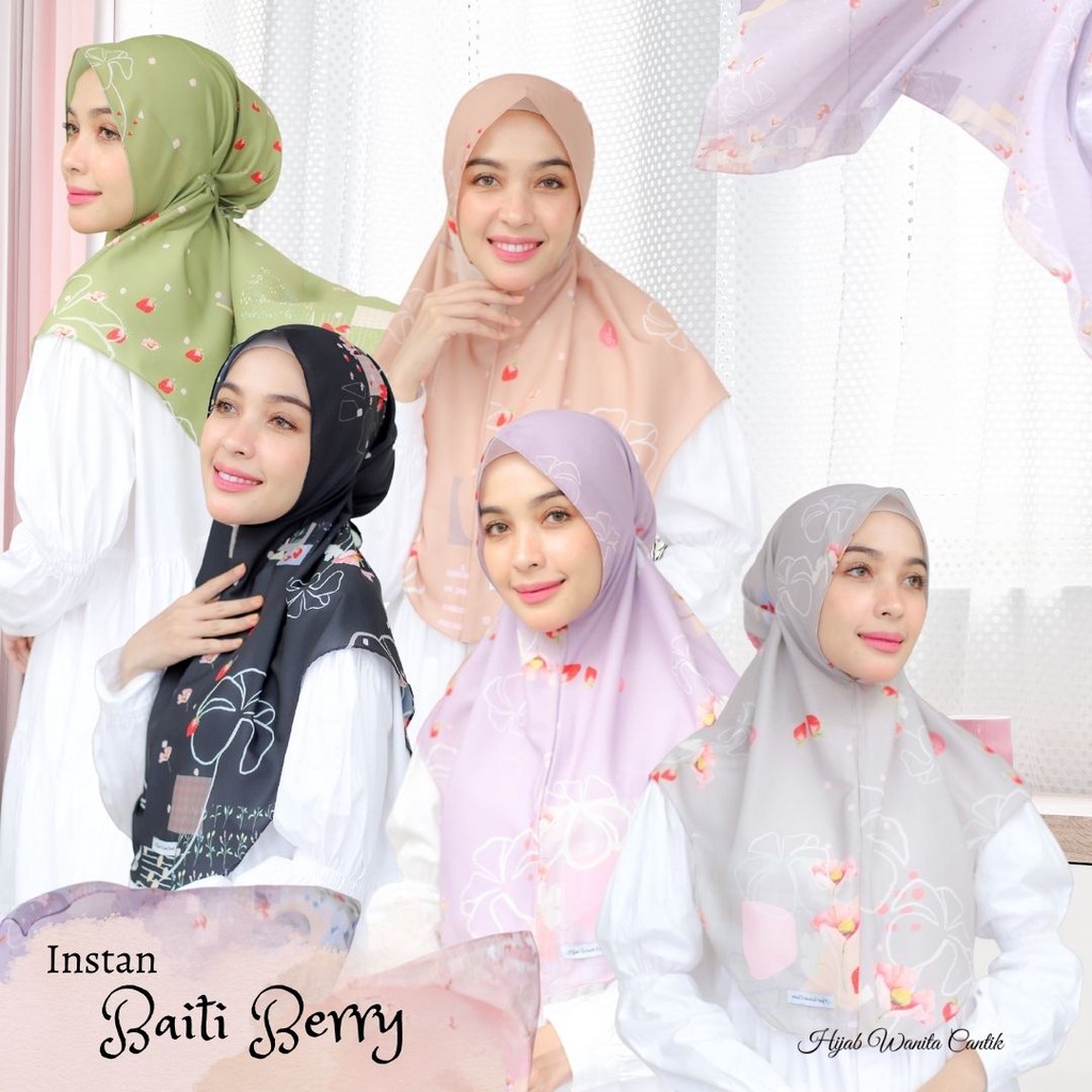 Jual [ BUY3 GET 1 ] Hijabwanitacantik - Instan Baiti Berry | Hijab ...