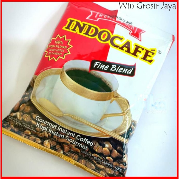 Jual Kopi Instant / Kopi Kemasan Halus / KOPI HITAM ASLI INDOCAFE Fine ...
