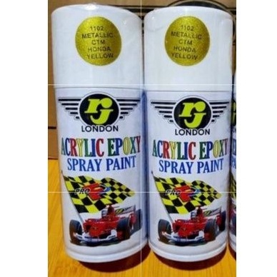 Jual Pilok Pilox Cat RJ Honda Yellow Metalic 1102 Kuning Honda metalik ...